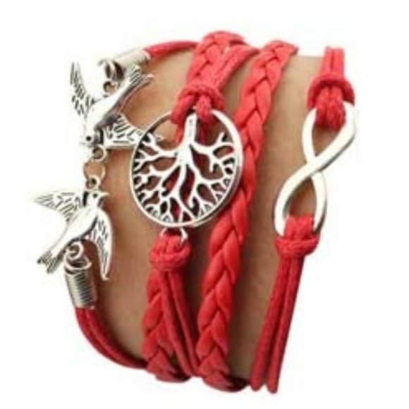Jewelry | Vintage Leather Family Tree Braided Bracelet | Poshmark
